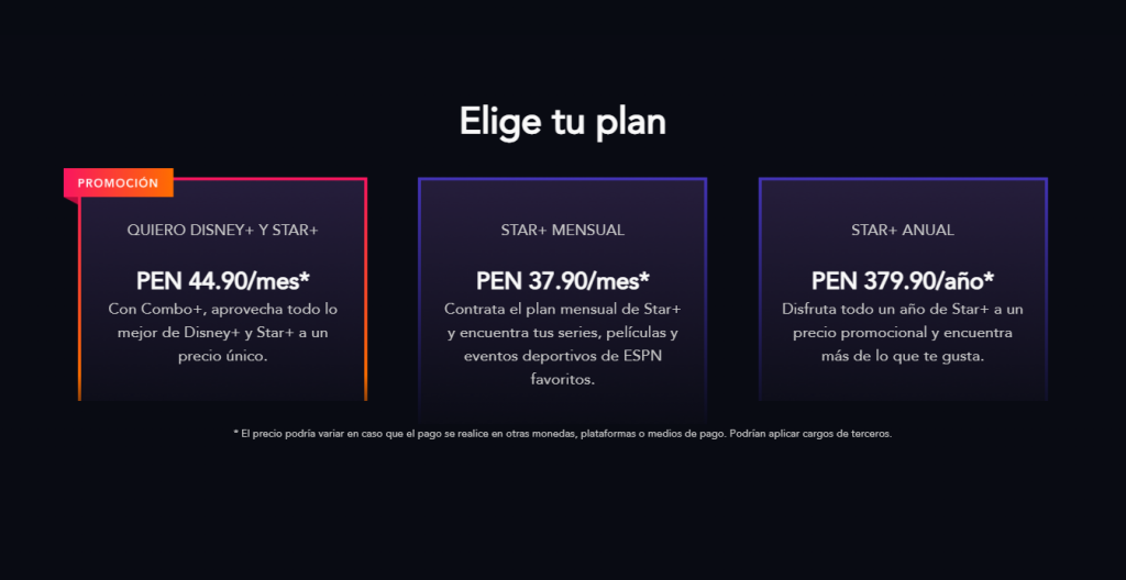 Star Plus: ¡Conoce los precios de los planes de suscripción de la nueva ...