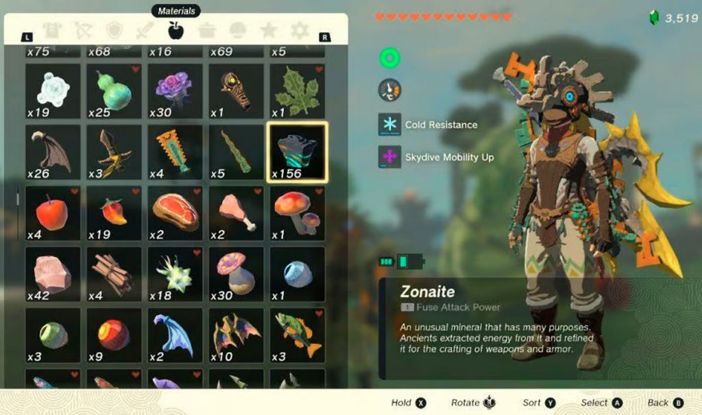 The Legend of Zelda: TOTK parcha duplicación de items - TEC