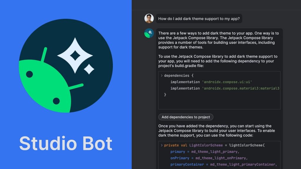 Studio Bot, la IA de Google para desarrolladores de Android - TEC